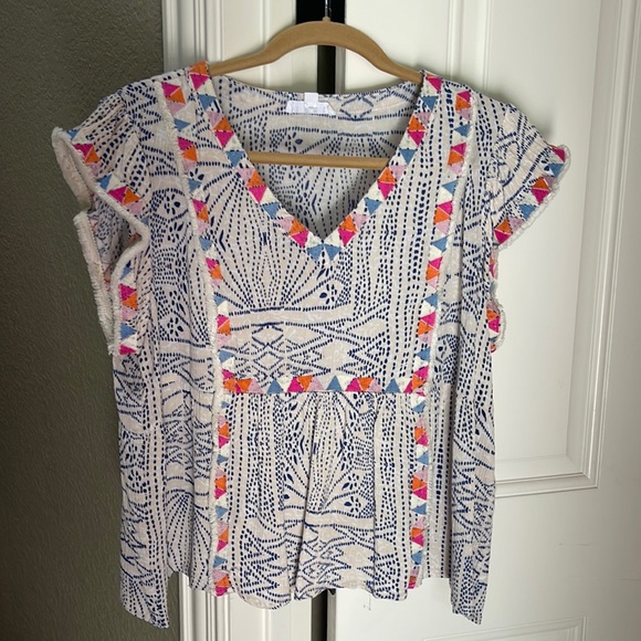 THML | Tops | Thml Cute Summer Top Size Large | Poshmark
